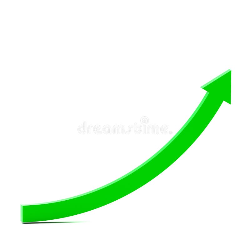 Rising arrow stock illustration. Illustration of arrow - 149081898