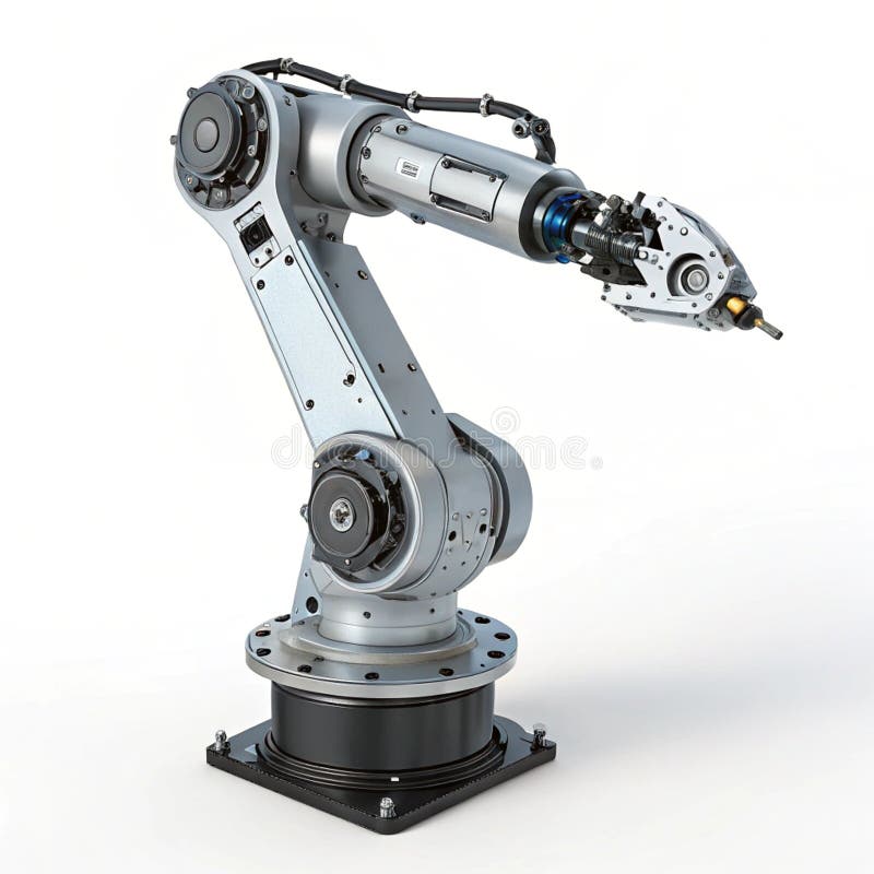 Robotics 3D illustration stock illustration. Illustration of robots ...