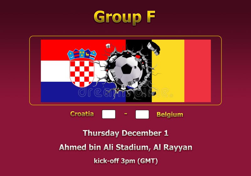 3d Illustration Schedule of World Cup Qatar 2022 Stock Illustration ...