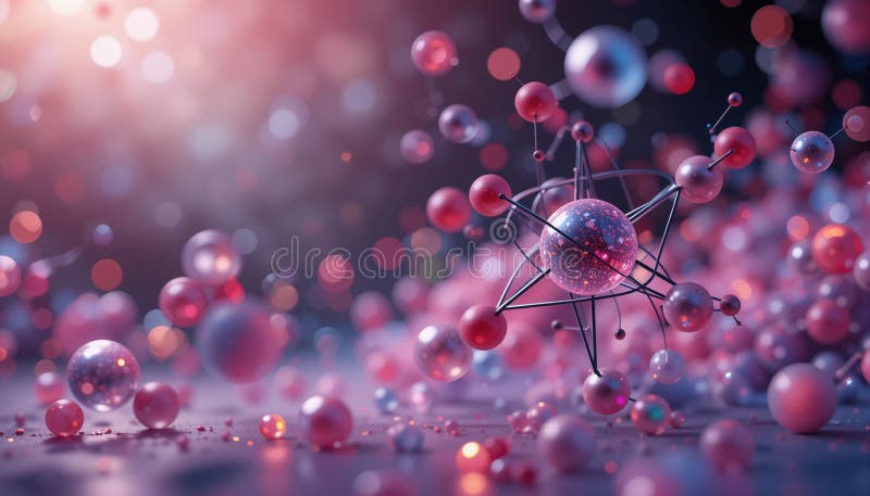 Science in Depth: Detailed 3D Atom and Molecule Illustration for ...