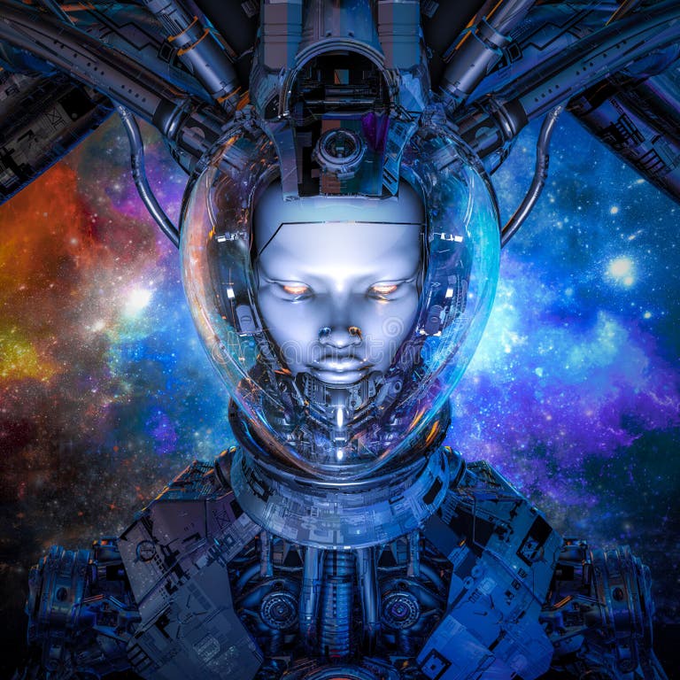 Flight of the sentinel stock illustration. Illustration of alien ...