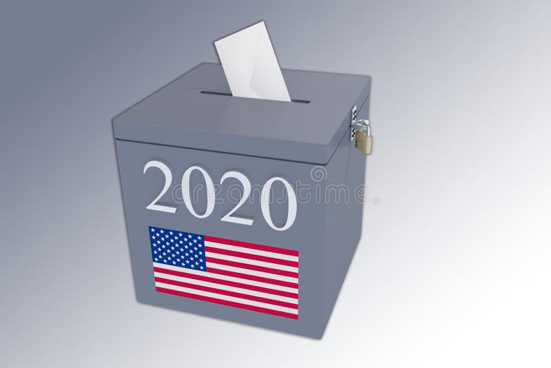 Usa 2020 election concept stock illustration. Illustration of ...
