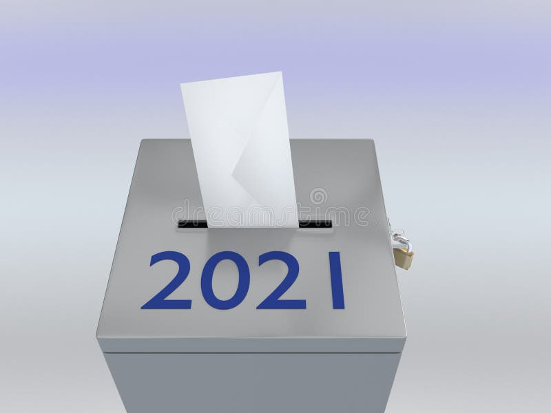 Election 2021 concept stock illustration. Illustration of decision ...