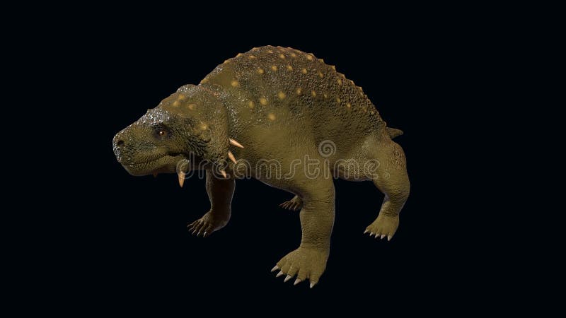 3d Illustration of a Scutosaurus (Late Permian) Stock Illustration ...
