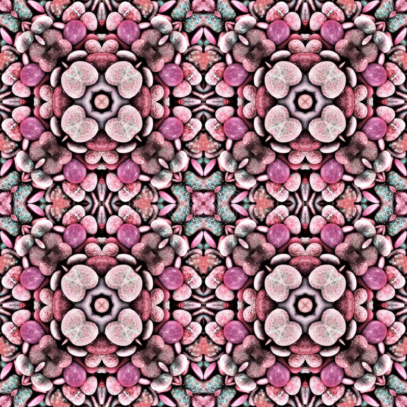 3d Illustration. Seamless Pattern with Imitation of Volumetric Texture ...