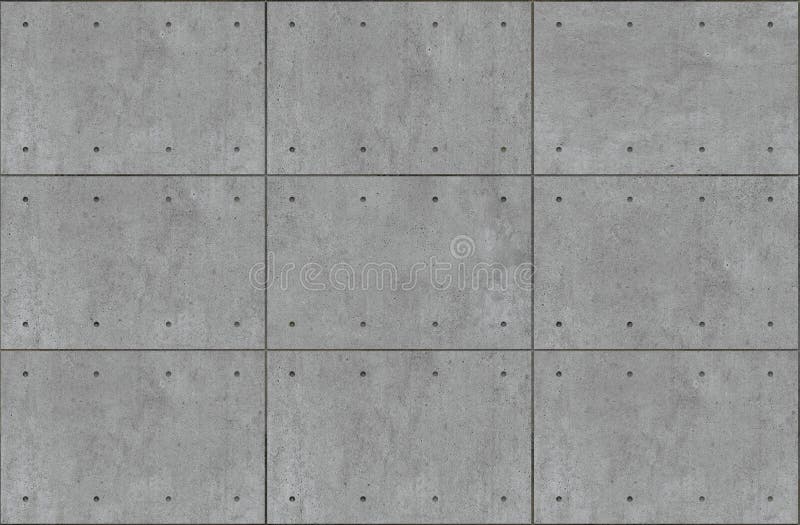 Seamless Texture of a Monolithic Concrete Wall Stock Illustration ...
