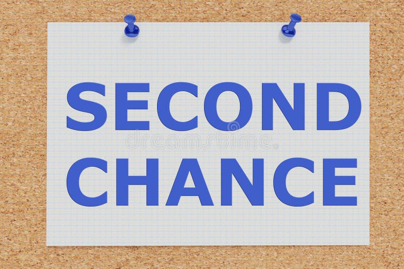 Second Chance Illustration stock illustration. Illustration of chance ...