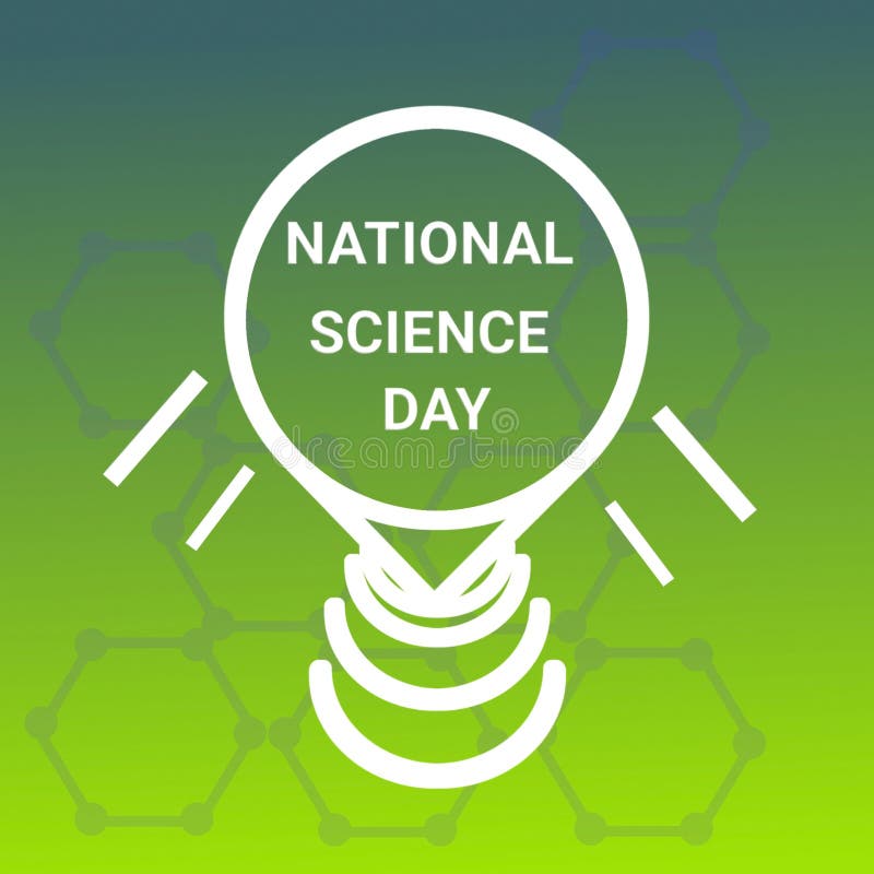 3D Illustration of a Shape for National Science Day Stock Illustration ...