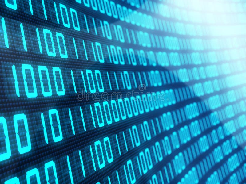 Binary Web header stock illustration. Illustration of tech - 4082768