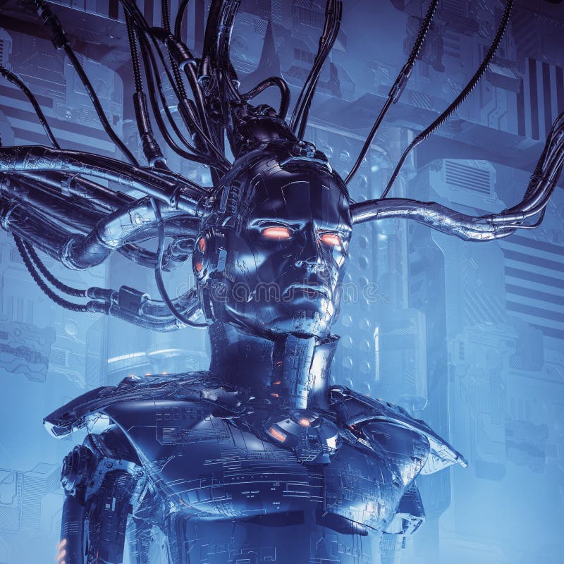 The dark sentinel stock illustration. Illustration of cables - 191982228