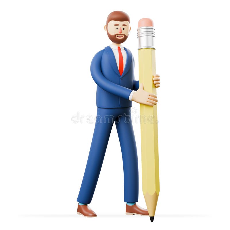 3d White People Writing Stock Illustrations – 1,570 3d White People ...