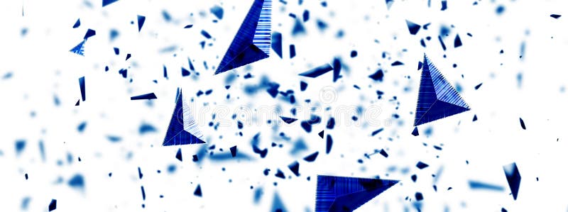 3d Illustration of Smoke and Debris Flying from the Impact of an ...