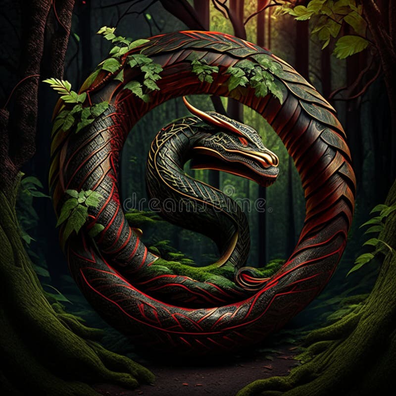 Fairy Forest Snake Pattern Stock Illustrations – 12 Fairy Forest Snake ...