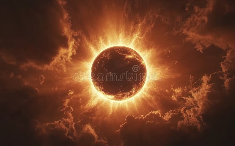 A 3D Illustration of a Spaceship Orbiting Mercury and the Sun in 5K 3D ...