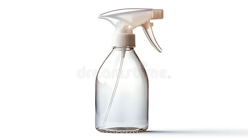 3D Illustration of Spray Bottle on White Background with Clipping Path ...
