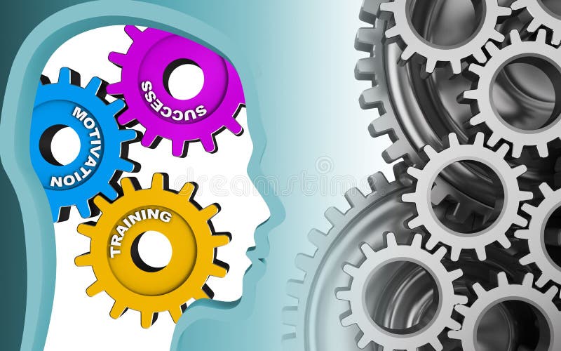 3d success system stock illustration. Illustration of gear - 98064262