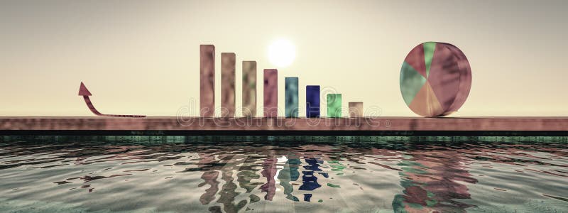 Summer economy stock illustration. Illustration of marketing - 167708436