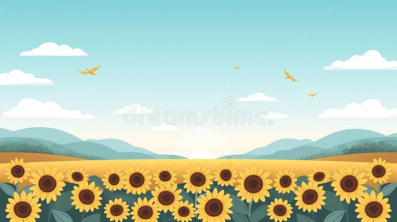 Sunflower 2d Stock Illustrations – 103 Sunflower 2d Stock Illustrations ...