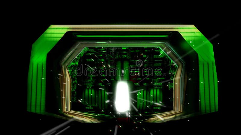 3d Illustration of a Supercomputer from the Future Stock Video - Video ...
