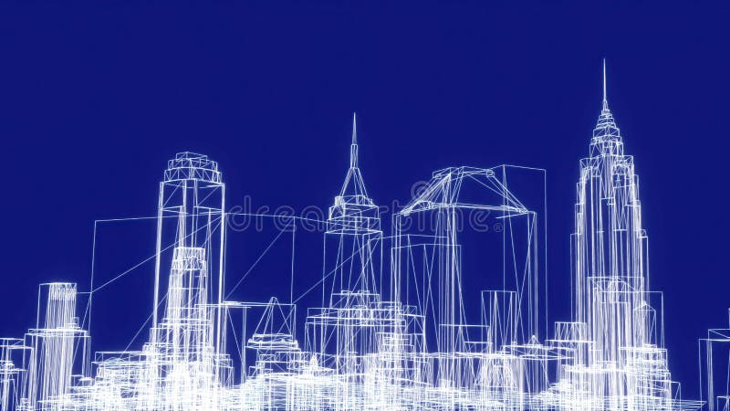 Technical Drawing of Floor Design Being Drawn with Great Detail Stock ...