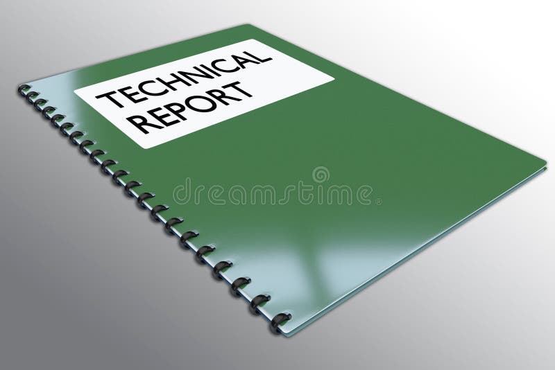 TECHNICAL REPORT concept stock illustration. Illustration of analyzing ...