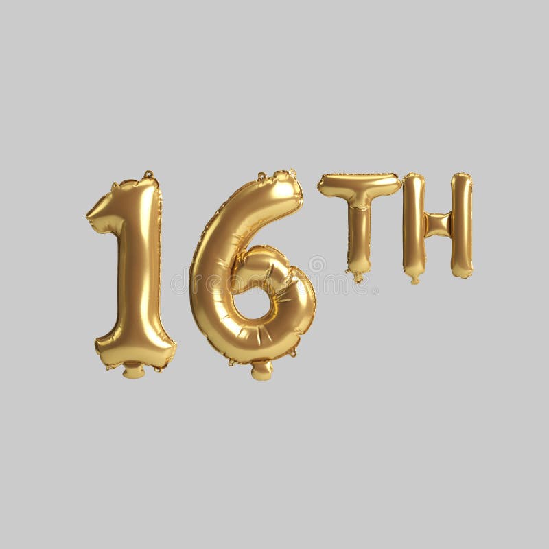 Happy 16 Birthday Balloons Stock Illustrations – 71 Happy 16 Birthday ...