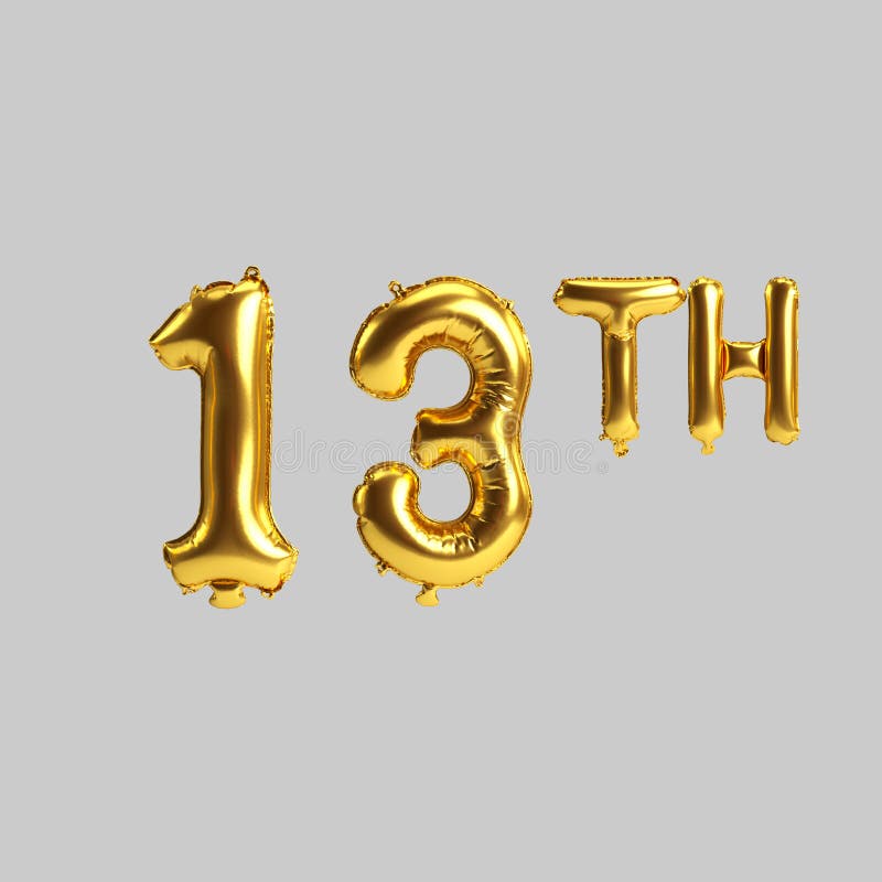 13 Balloons Stock Illustrations – 101 13 Balloons Stock Illustrations ...