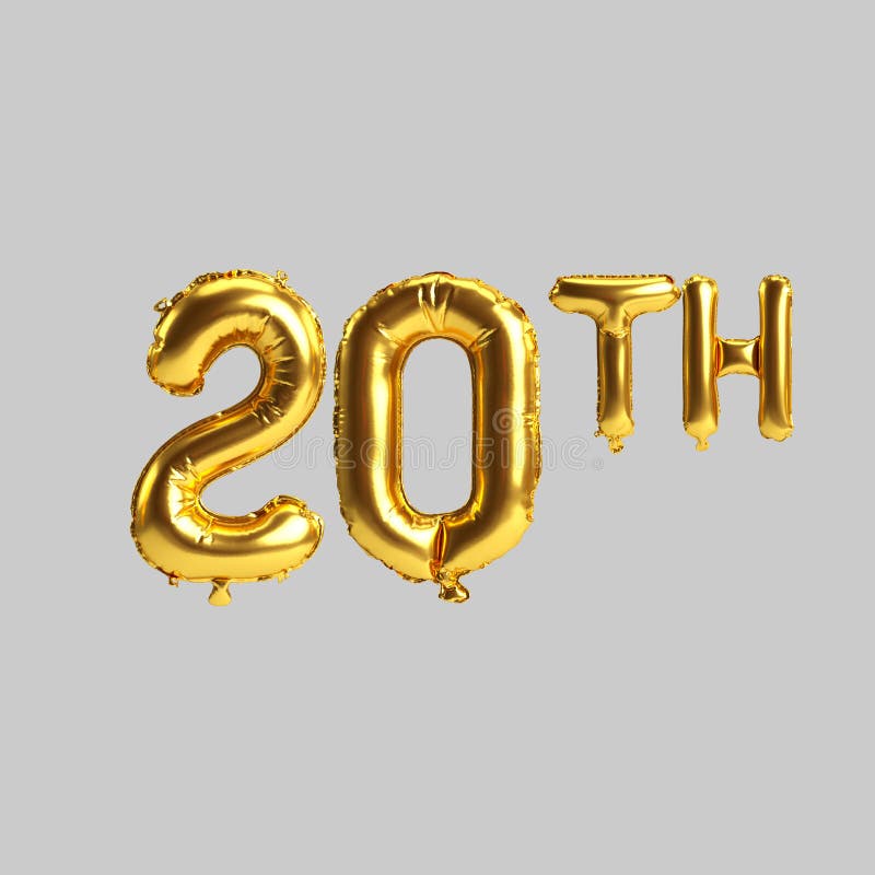 Golden 20th Font Stock Illustrations – 230 Golden 20th Font Stock ...