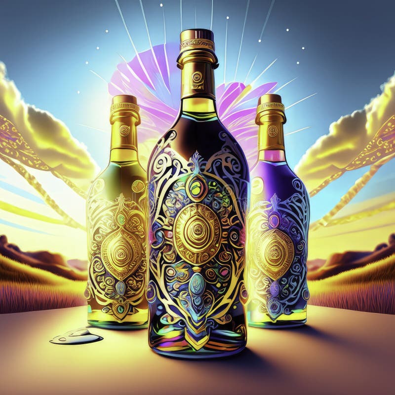 Three Beautiful Women with Angel Wings. Vector Illustration in Retro ...