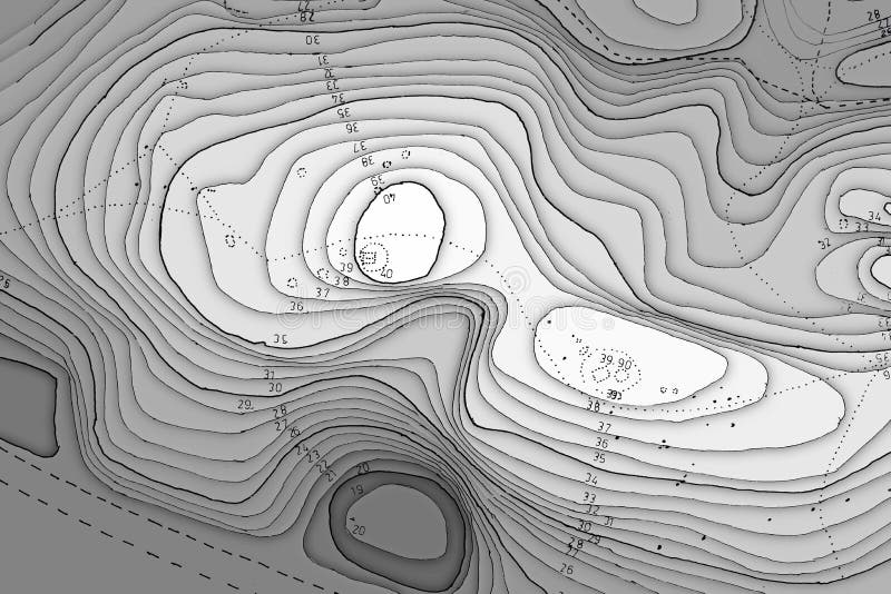 Grayscale Topographic Maps