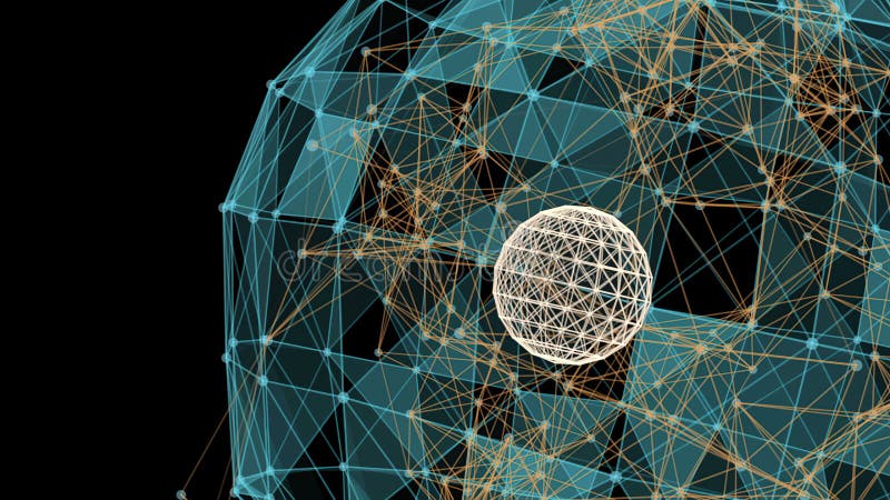 Triangles Fantasy Abstract Technology and Engineering Stock ...