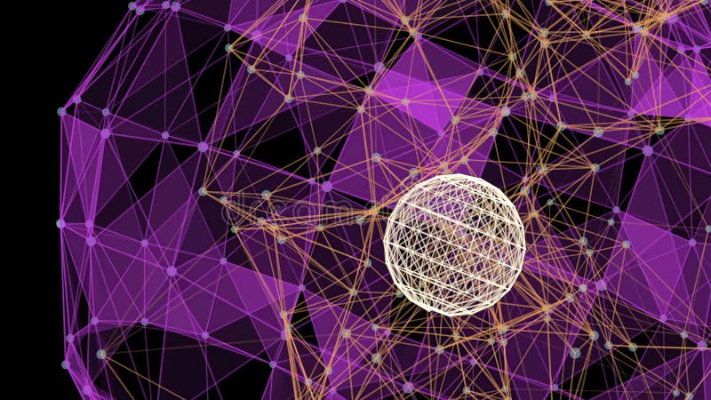 Triangles Fantasy Abstract Technology and Engineering Stock ...