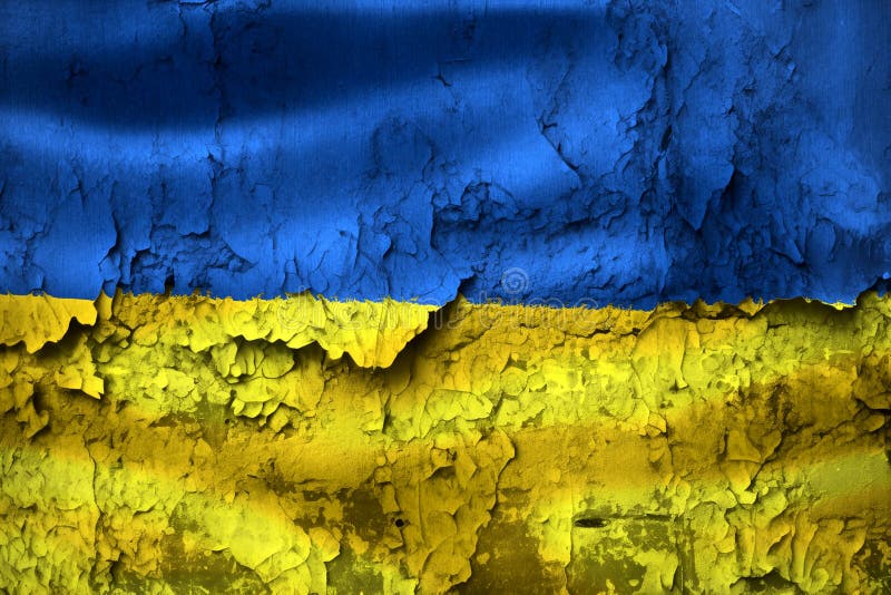 3D-Illustration of a Ukraine Flag - Realistic Waving Fabric Flag Stock ...
