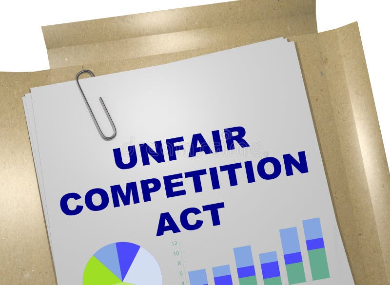 Unfair competition stock illustration. Illustration of professional ...