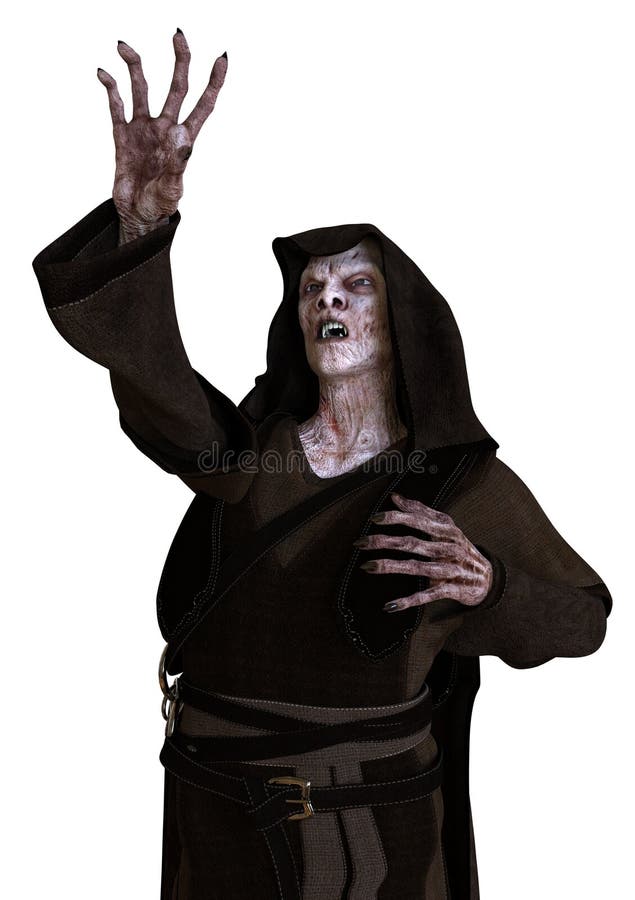 3D Illustration Vampire Monster Isolated on White Background Stock ...