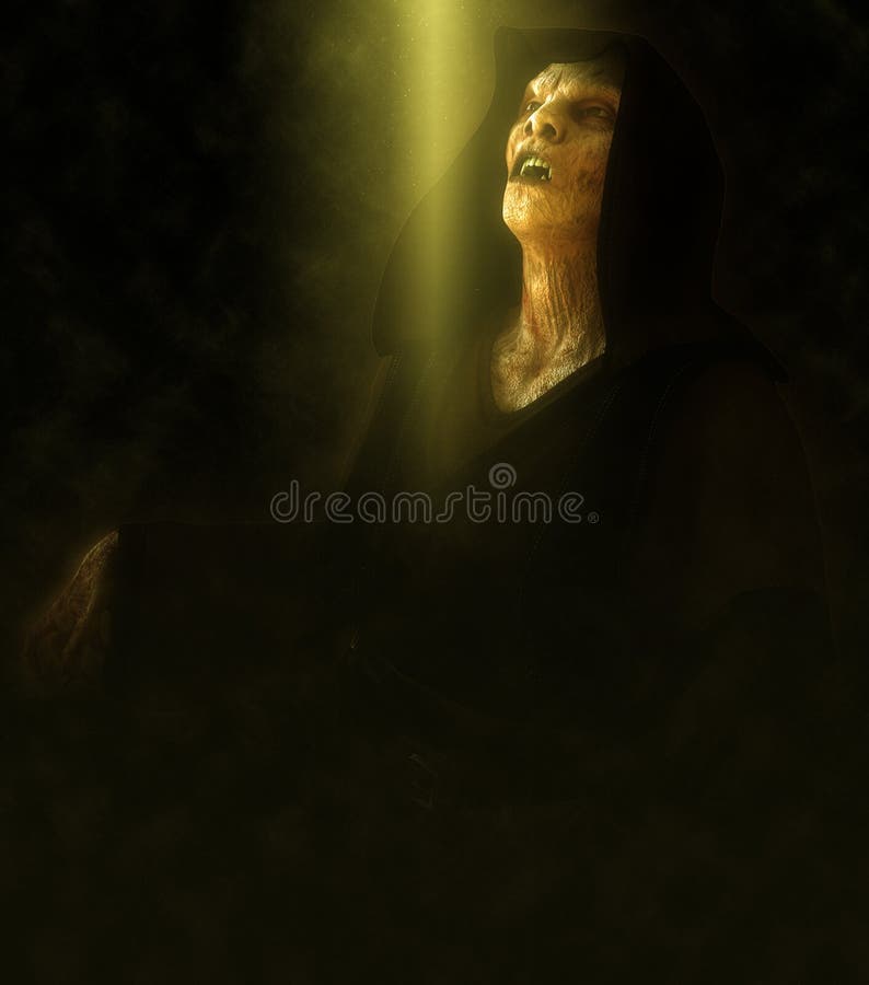 3D Illustration Vampire Monster Stock Illustration - Illustration of ...