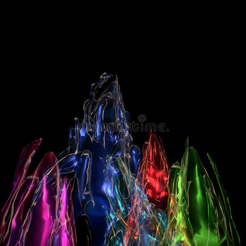 3d Illustration of Visual Effect Stock Illustration - Illustration of ...