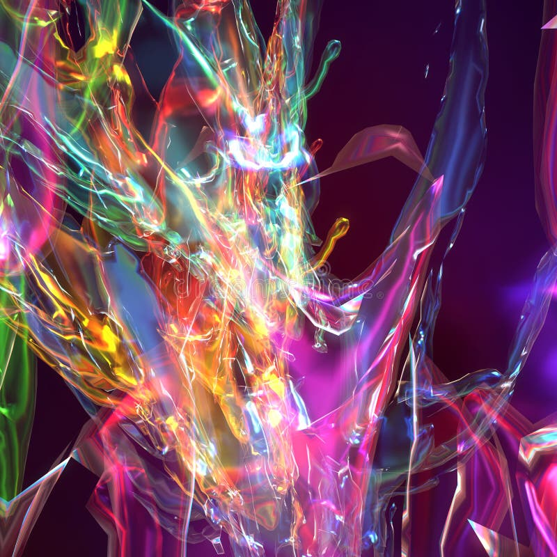 3d Illustration of Visual Effect Stock Illustration - Illustration of ...