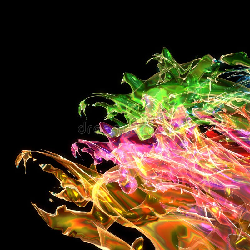 3d Illustration of Visual Effect Stock Illustration - Illustration of ...