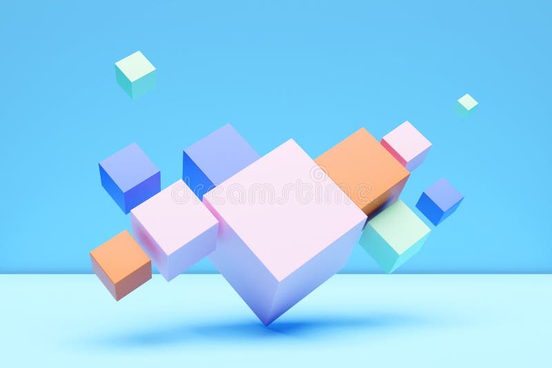 Multidimensional Cubes Stock Illustrations – 27 Multidimensional Cubes ...