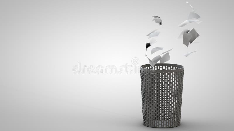 Throw Rubbish Dustbin Science Stock Illustrations – 1 Throw Rubbish ...