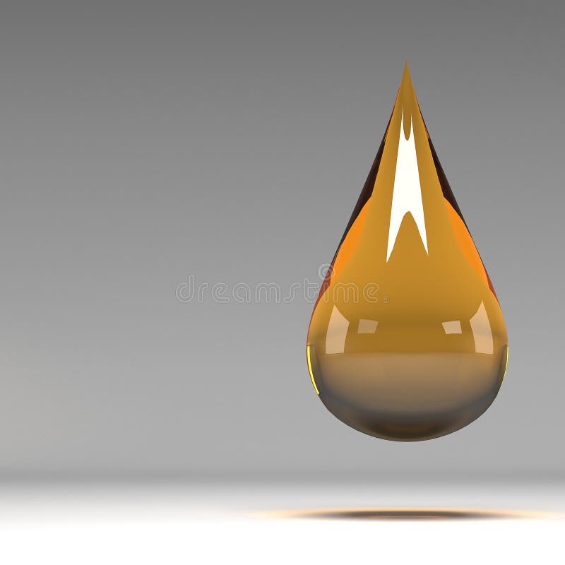 3d Illustration of Water Drop Stock Illustration - Illustration of ...