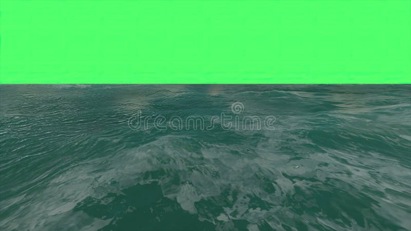 Water Surface on Green Screen Stock Illustration - Illustration of ...