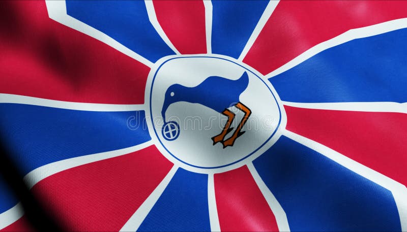 3D Render Waving Liberia County Flag of Sinoe Closeup View Stock ...