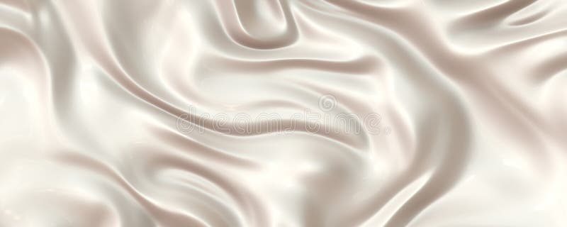 White Wavy Silk Texture Background Stock Illustration - Illustration of ...