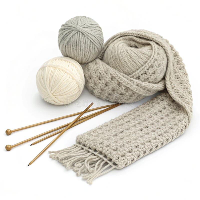 3D Wool Crafting Illustration Stock Illustration - Illustration of ...