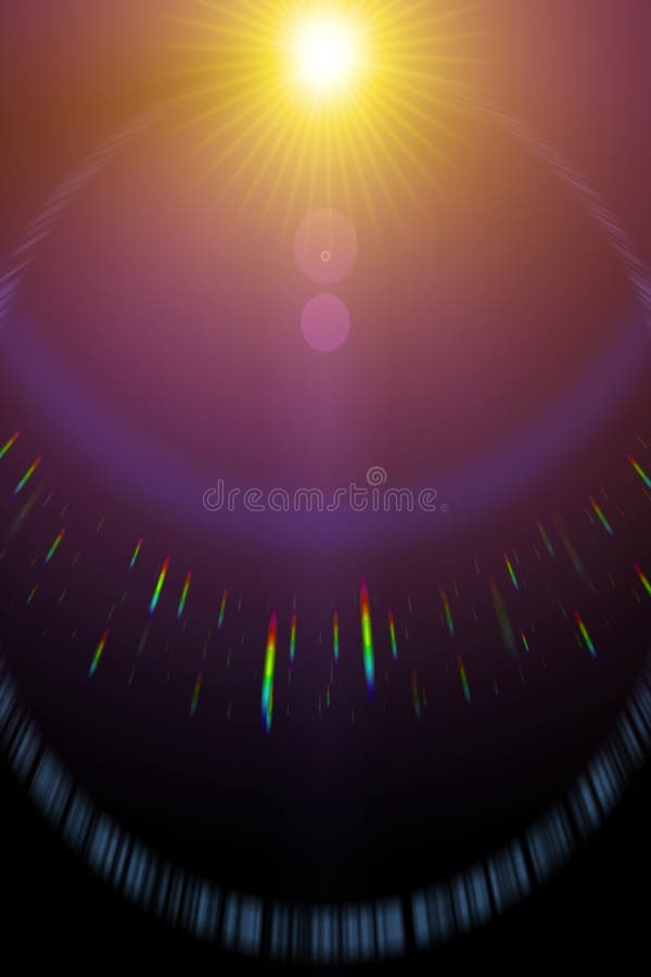 Yellow Sun in the Deep Space Stock Image - Image of space, mood: 102925421