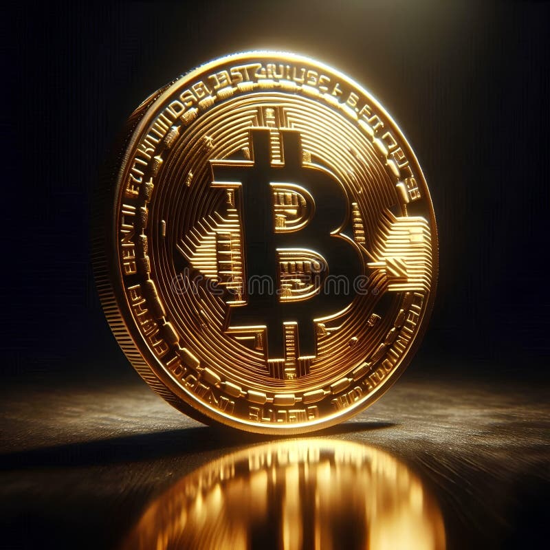 3d Illustrative Image of Bitcoin Currency Stock Illustration ...