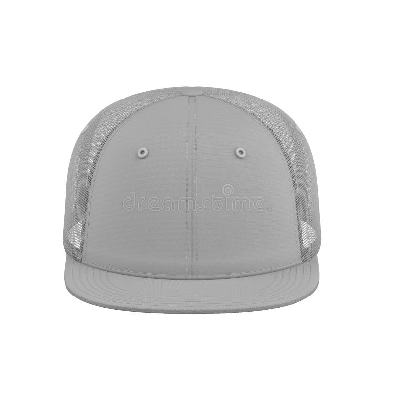 3d Illyustration Trucker Cap Stock Illustration - Illustration of empty ...