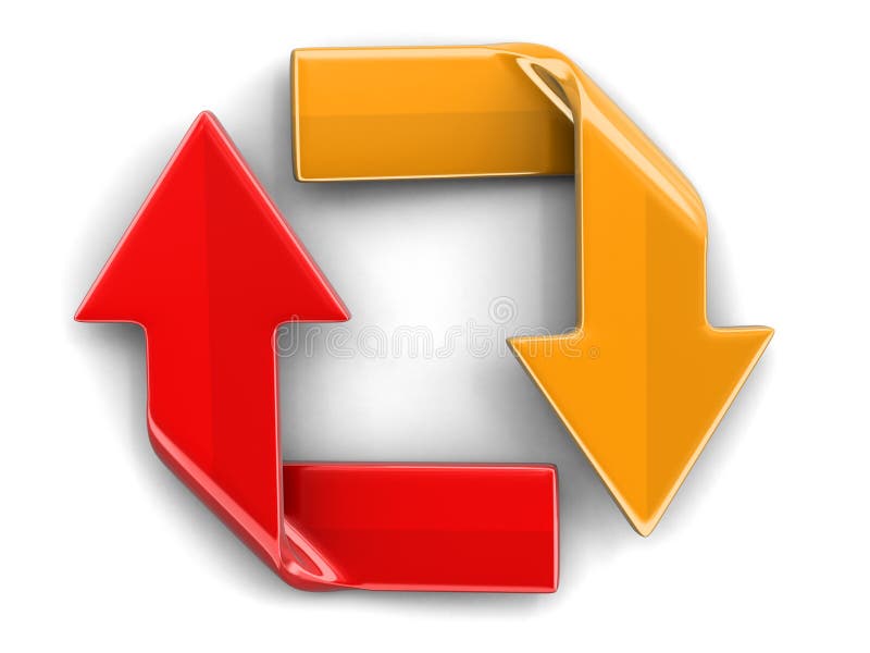 3d image of Arrows stock illustration. Illustration of element - 85179923